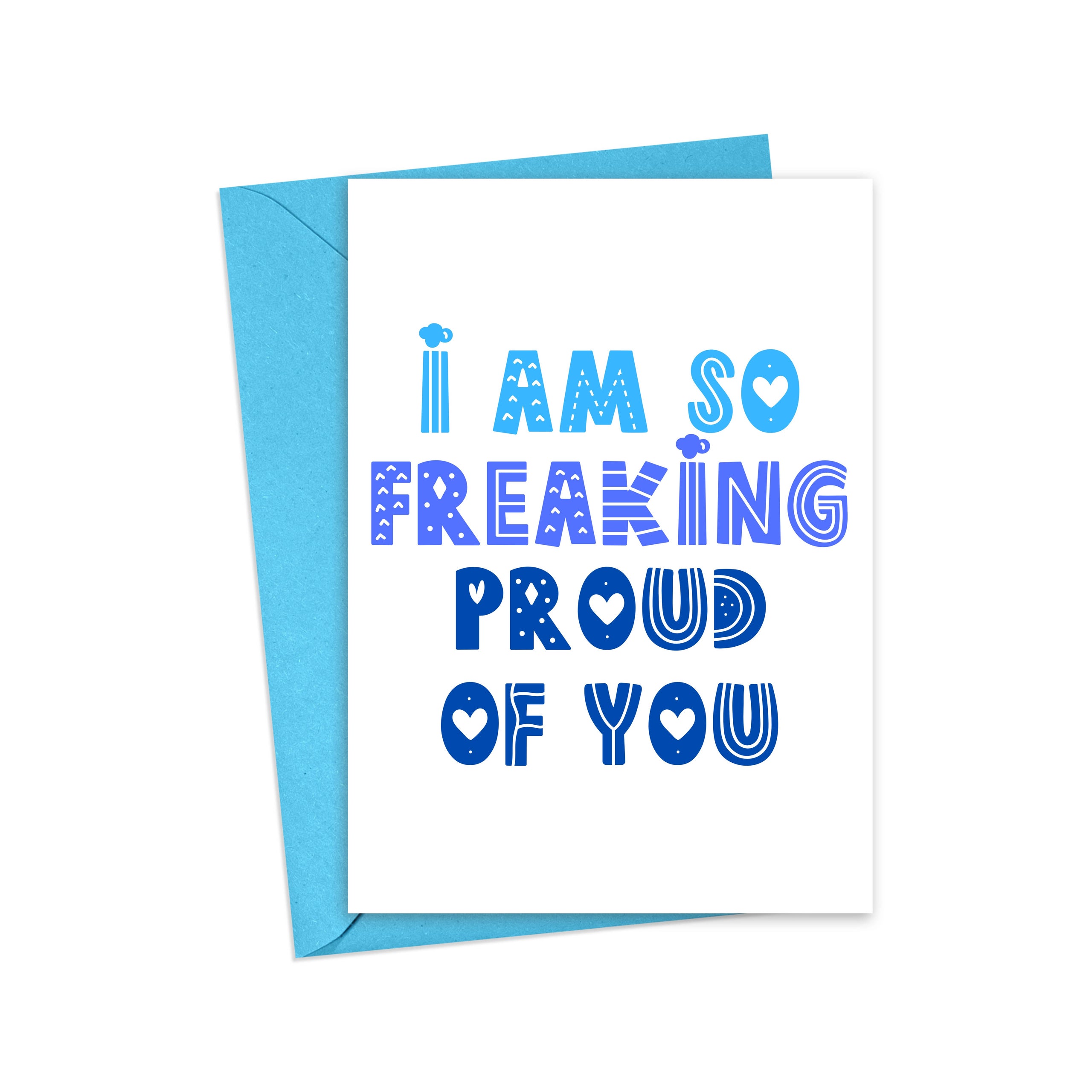 So Freaking Proud Funny Congratulations Card - Congrats Card | Marsh ...
